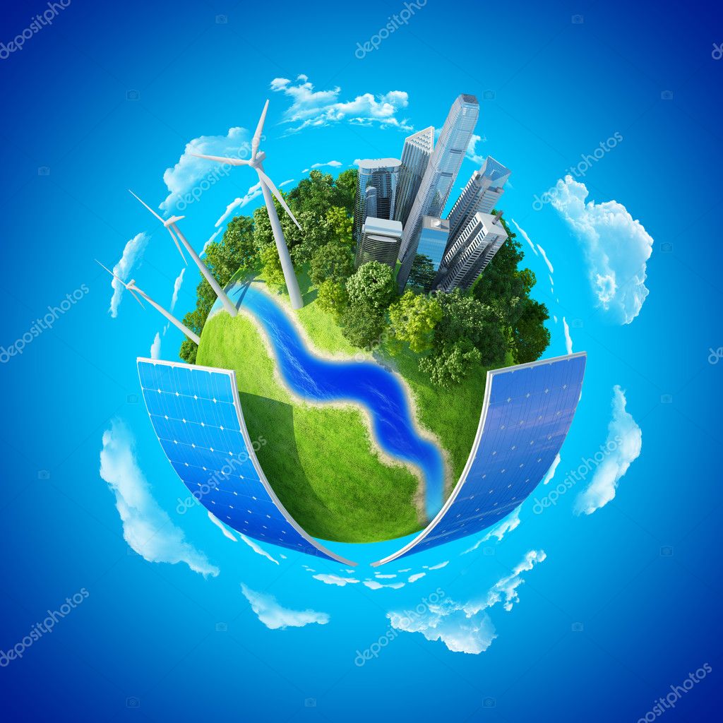 Eco City concept. — Stock Photo © sellingpix #31422163
