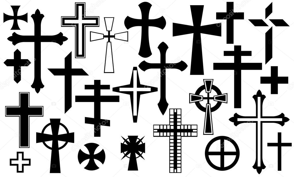 Cruces — Vector de stock © laschi #13565770