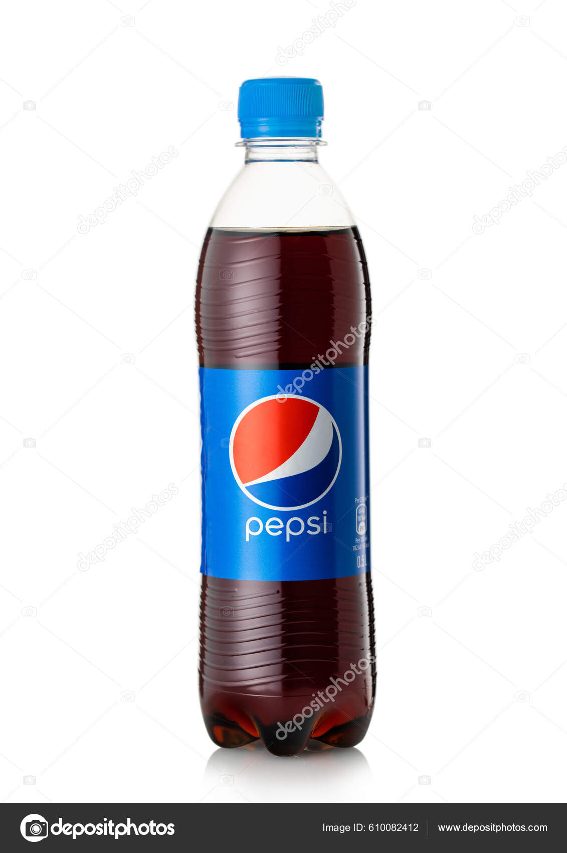London May 2022 Pepsi Cola Original Taste Plastic Bottle White – Stock ...