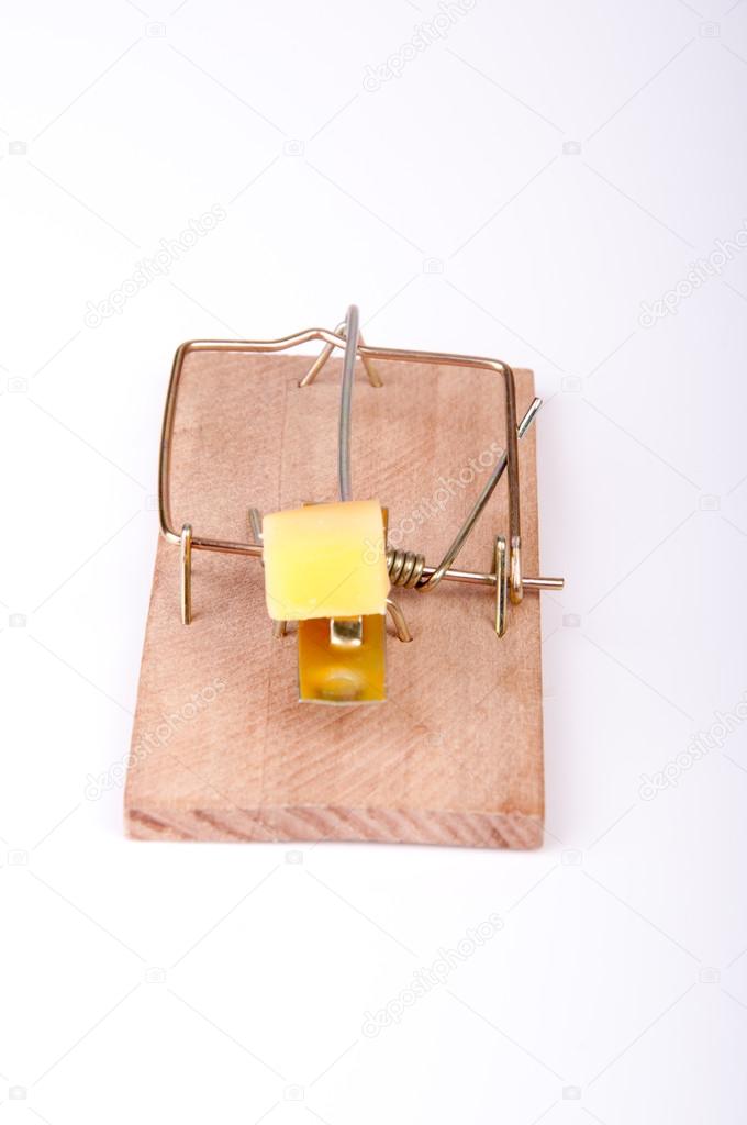 Mouse trap — Stock Photo © masterwilu #19553303