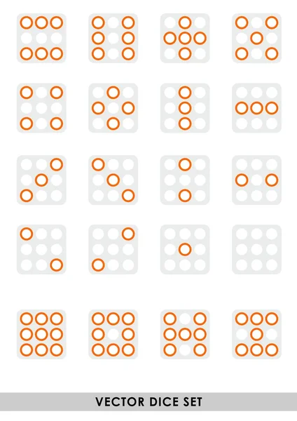 Vector dice set Stock Vector Image by ©slunicko1977 #31476993