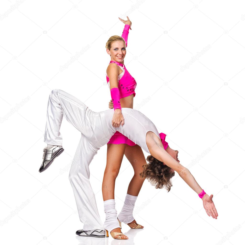 Sensual Pareja Bailando Salsa — Fotos De Stock © Andy Pix 13862288