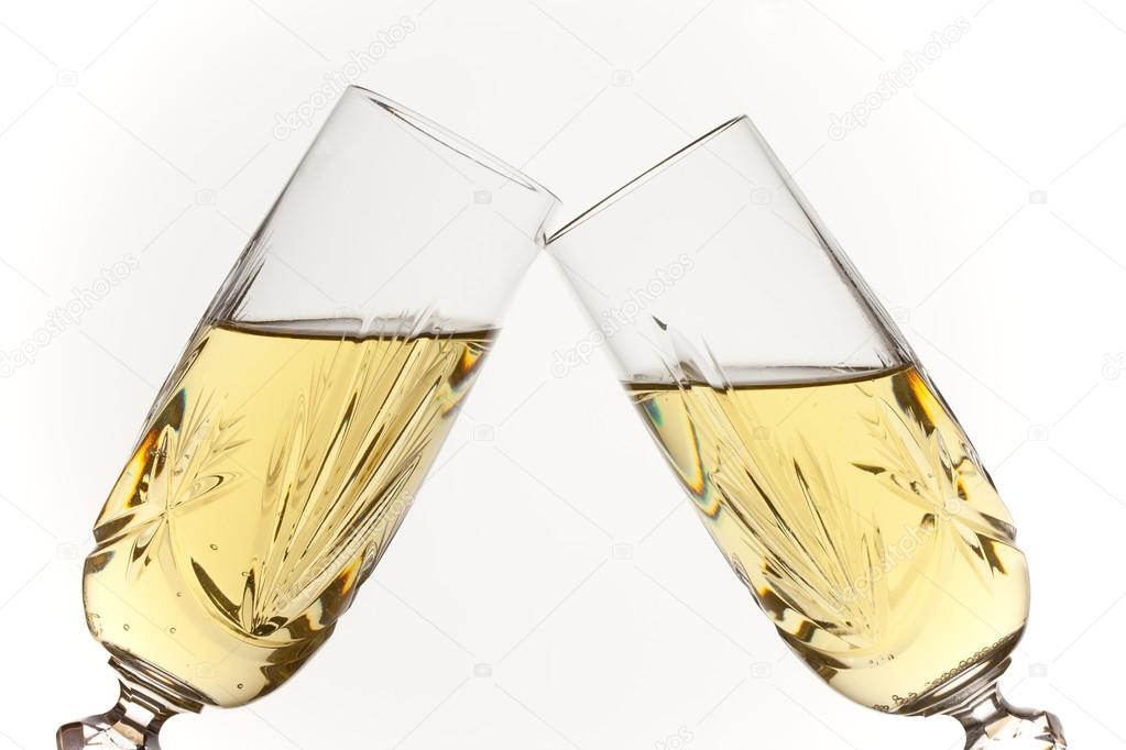 Champagne Glasses Toasting — Stock Photo © rogerashford #13907208 Champagne Glasses Toasting — Stock Photo © rogerashford #13907208