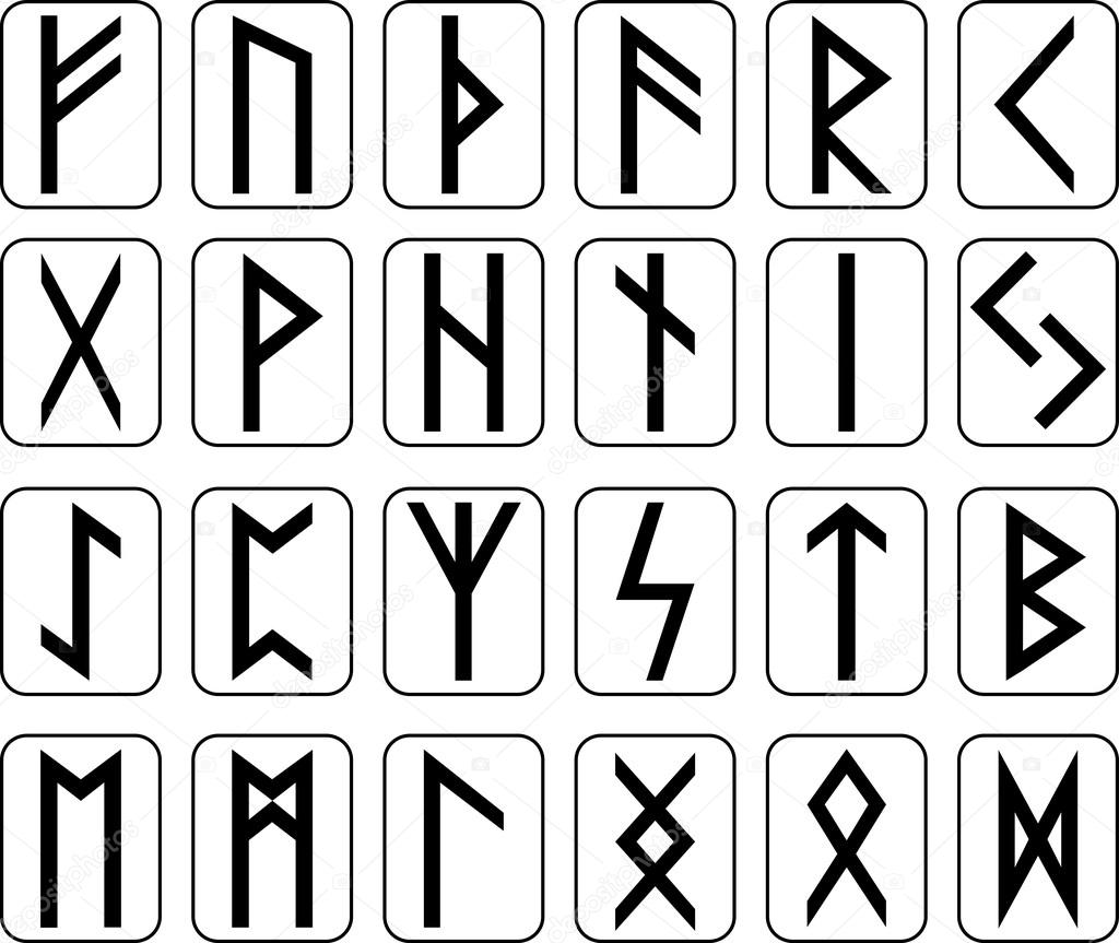 Set of runes ⬇ Vector Image by © Ola-Ola | Vector Stock 18325149