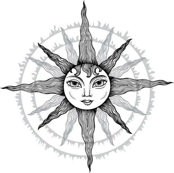 Trippy Drawings Of The Sun
