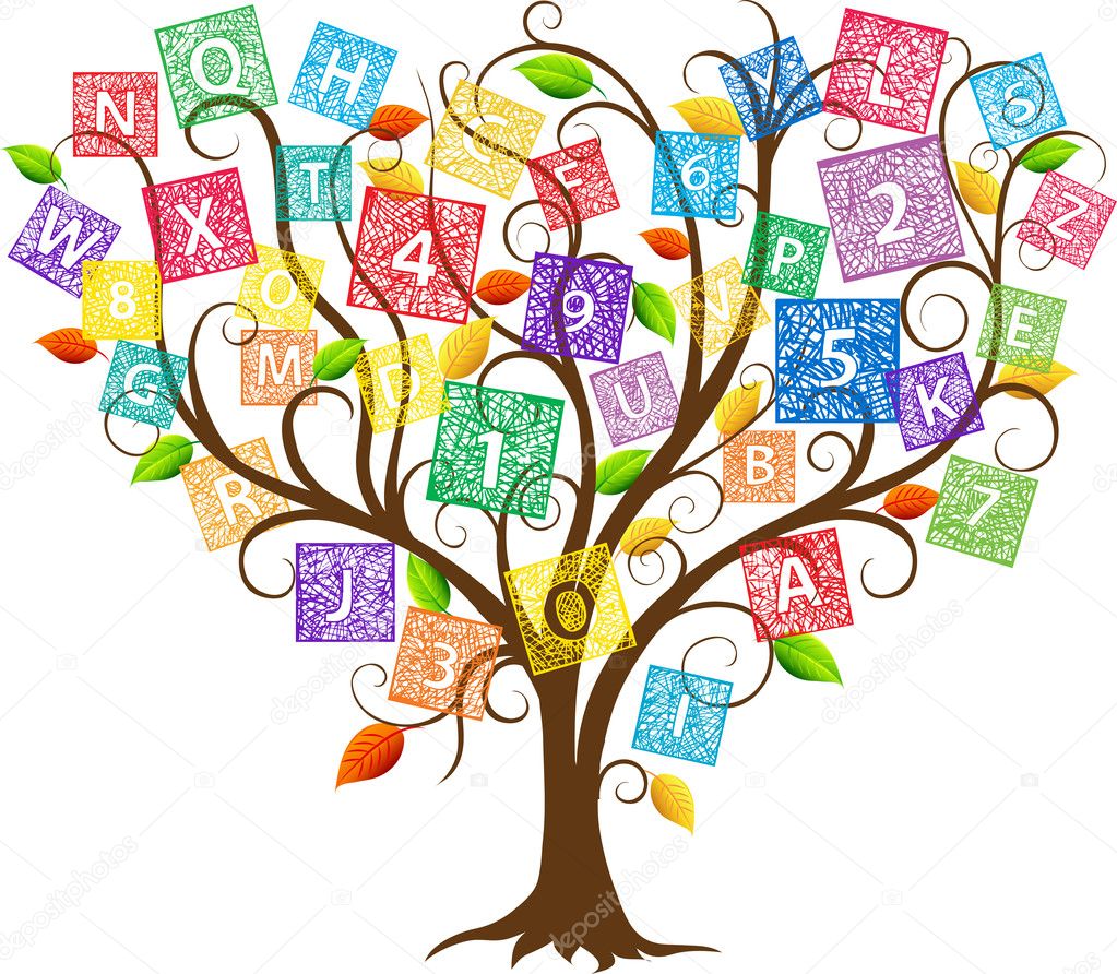Education Tree — Stock Vector © Ola-Ola #30371721