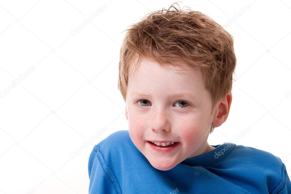 Child portrait blue Stock Photo by ©dnf-style 12592747