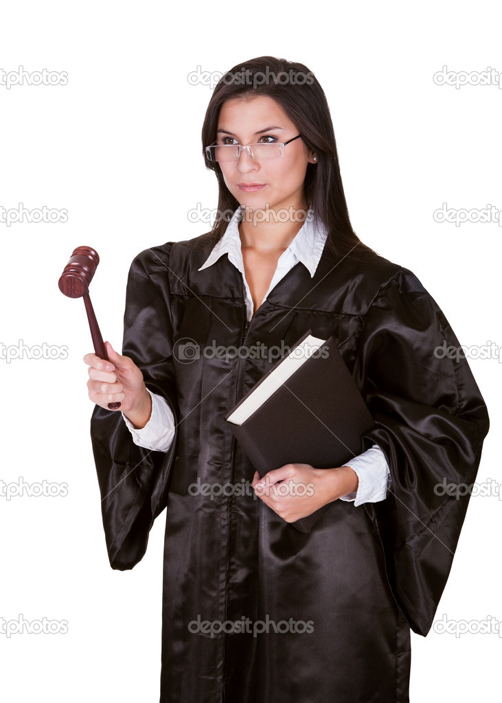 Female judge in a gown Stock Photo by ©AndreyPopov 15731365