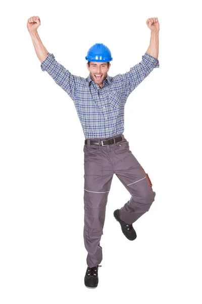 Happy construction worker Stock Photos, Royalty Free Happy construction ...