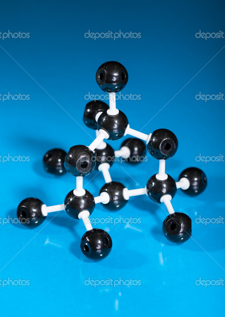 Model of graphite molecular structure — Stock Photo © AndreyPopov #21727873
