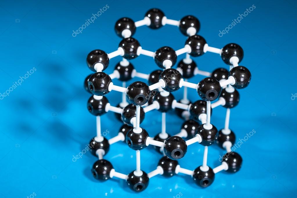 Model of graphite molecular structure — Stock Photo © AndreyPopov #22357553