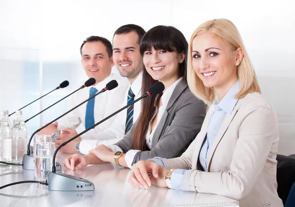 Business Speaking In Microphone - Stock Image - Everypixel