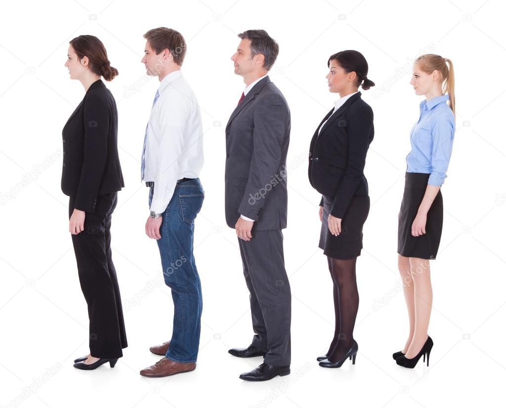 Business People In A Line ⬇ Stock Photo, Image by © AndreyPopov #39131087