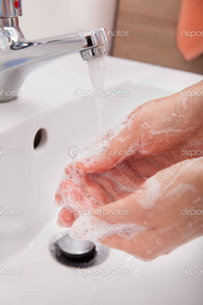 Person Washing Hand Stock Photo by ©AndreyPopov 39414411