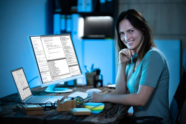 Woman coding Stock Photos, Royalty Free Woman coding Images | Depositphotos