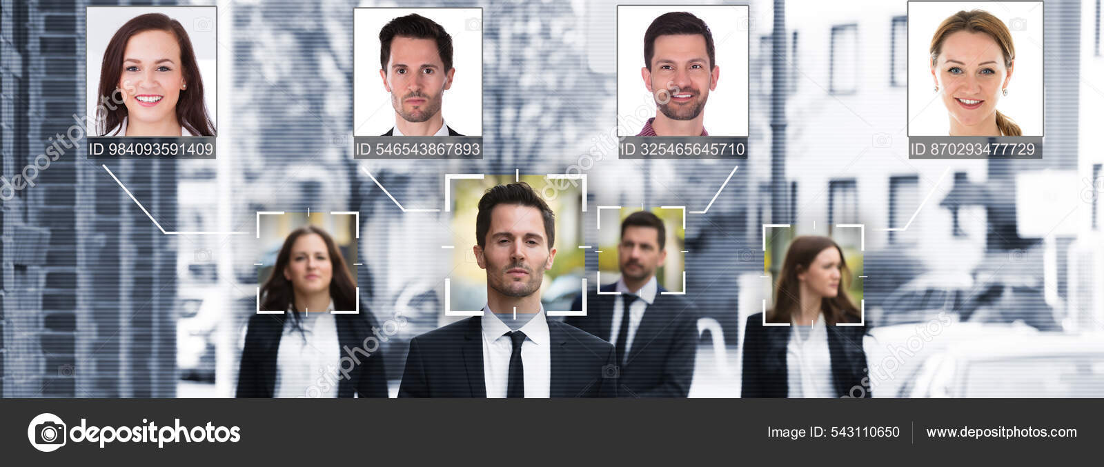 Face Recognition Using Cctv Security Camera Detection Person — Stock ...