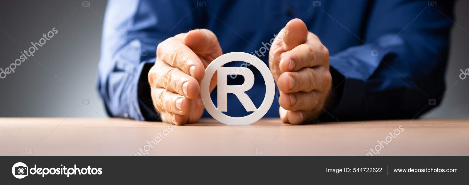 Register Trademark Copyright Symbol Logo Rights Protection Stock Photo ...