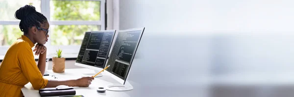 Black woman coding Stock Photos, Royalty Free Black woman coding Images ...