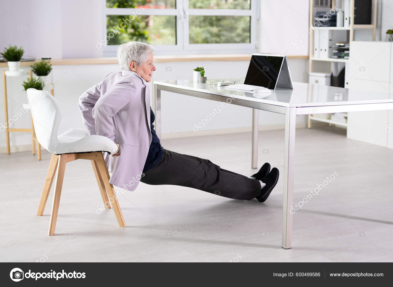 Triceps Dips On Chair