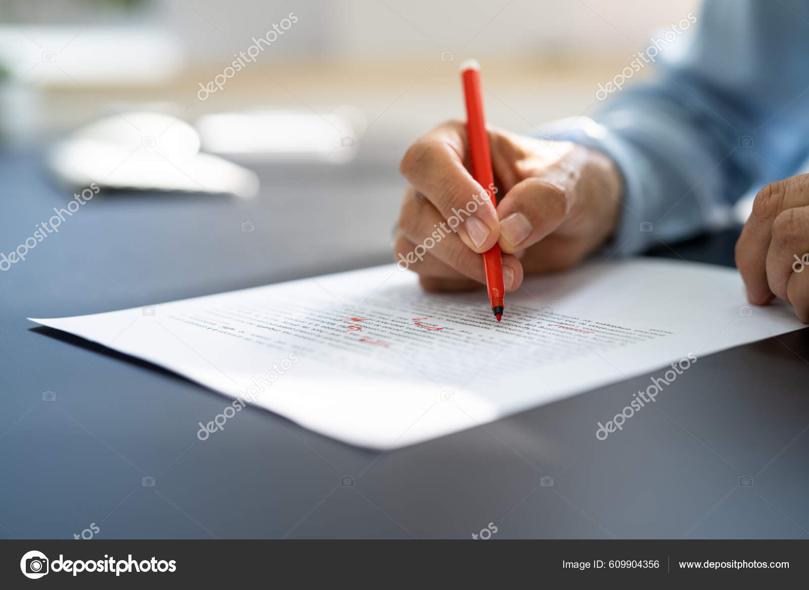 Book Script Text Grammar Edit Spelling Correction Stock Photo by ...