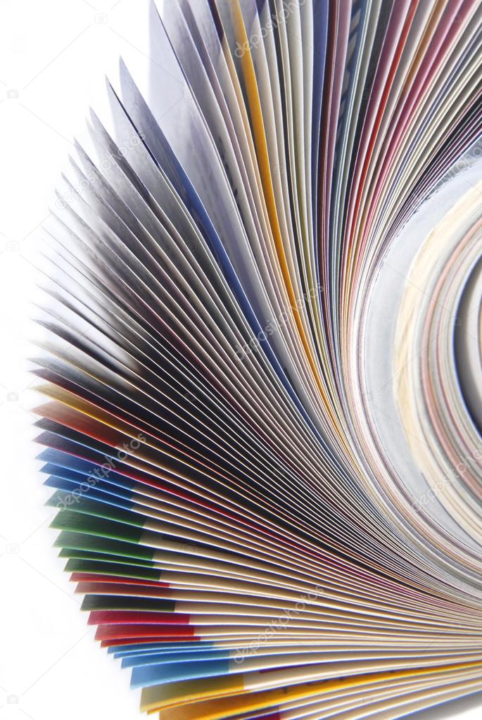 Magazine rolled isolated Stock Photo by ©severija 18798761
