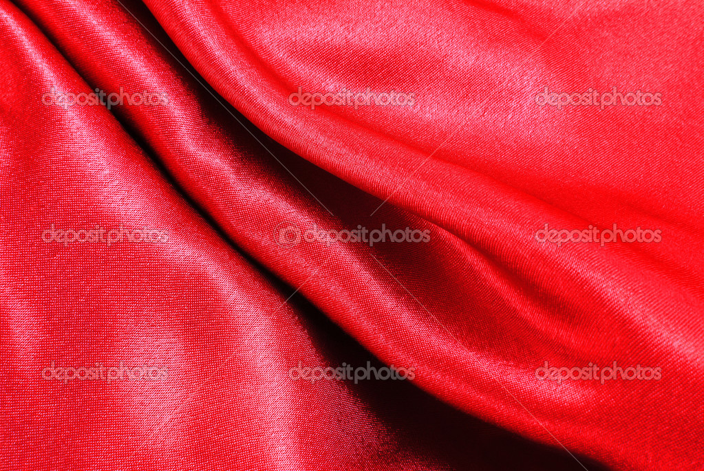 Red silk fabric texture — Stock Photo © severija #34774745