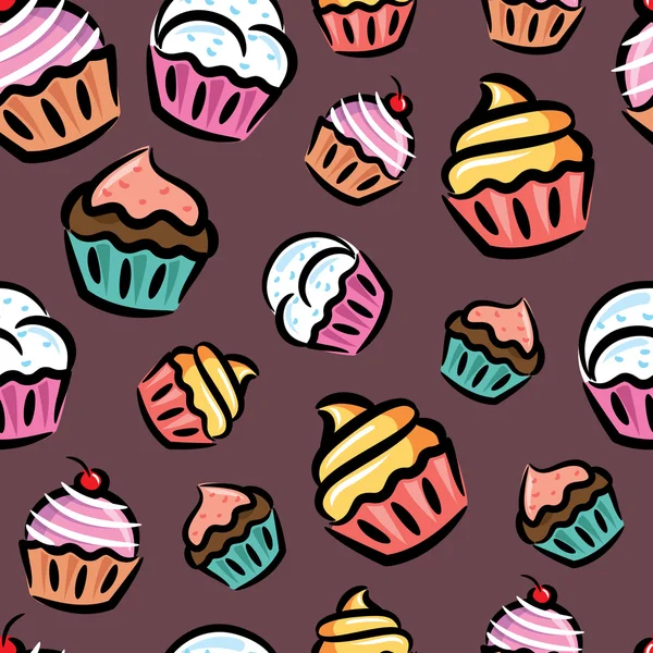 Cupcake pattern Stock Vector Image by ©mhatzapa #38226603