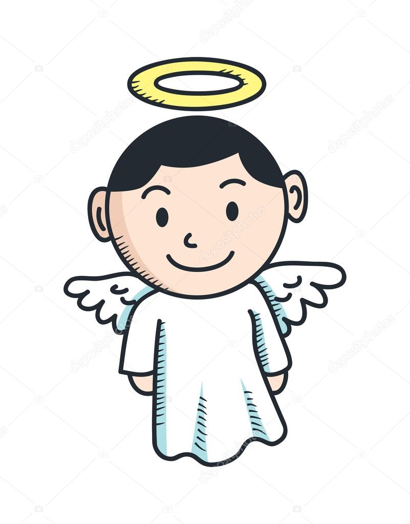 Süße Engel cartoon — Stockvektor © mhatzapa #38225403