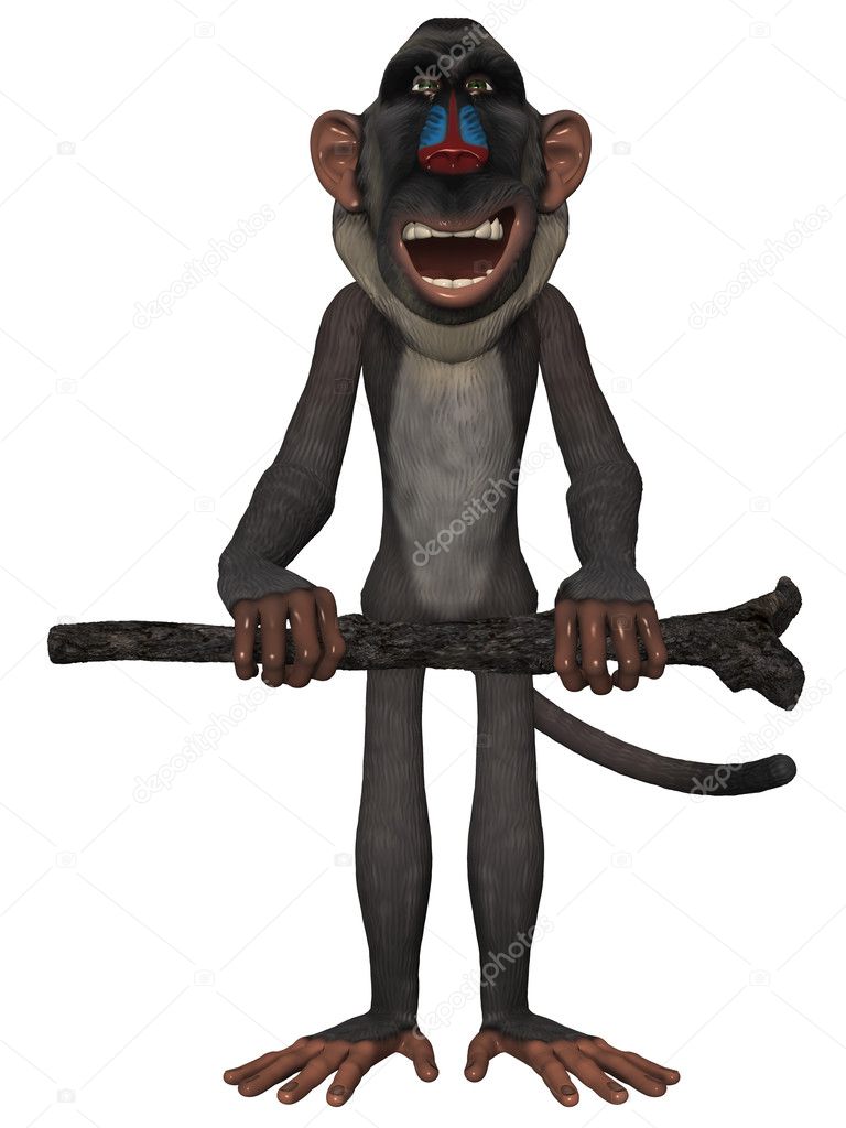 Toon Baboon — Stock Photo © Digitalstudio #46223493