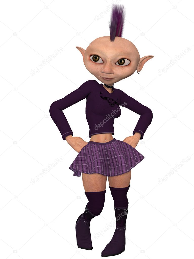 Toon Figure - Punk Stock Illustration by ©Digitalstudio #51226781