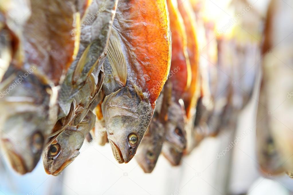 Dried salt fish — Stock Photo © leungchopan #13525130