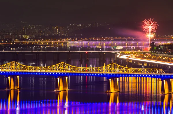 Seoul city at night Stock Photos, Royalty Free Seoul city at night ...