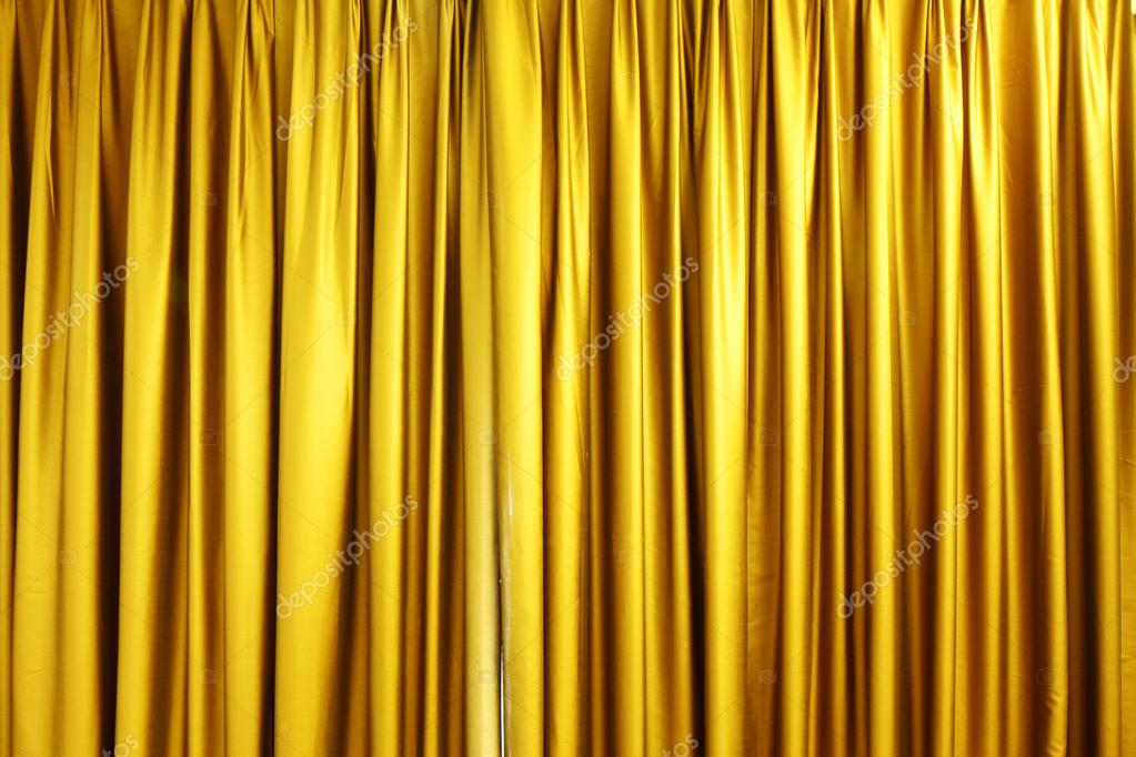 Gold Stage Curtains
