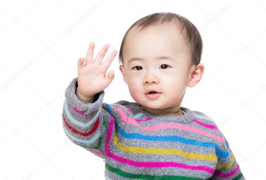 Baby Waving Hi
