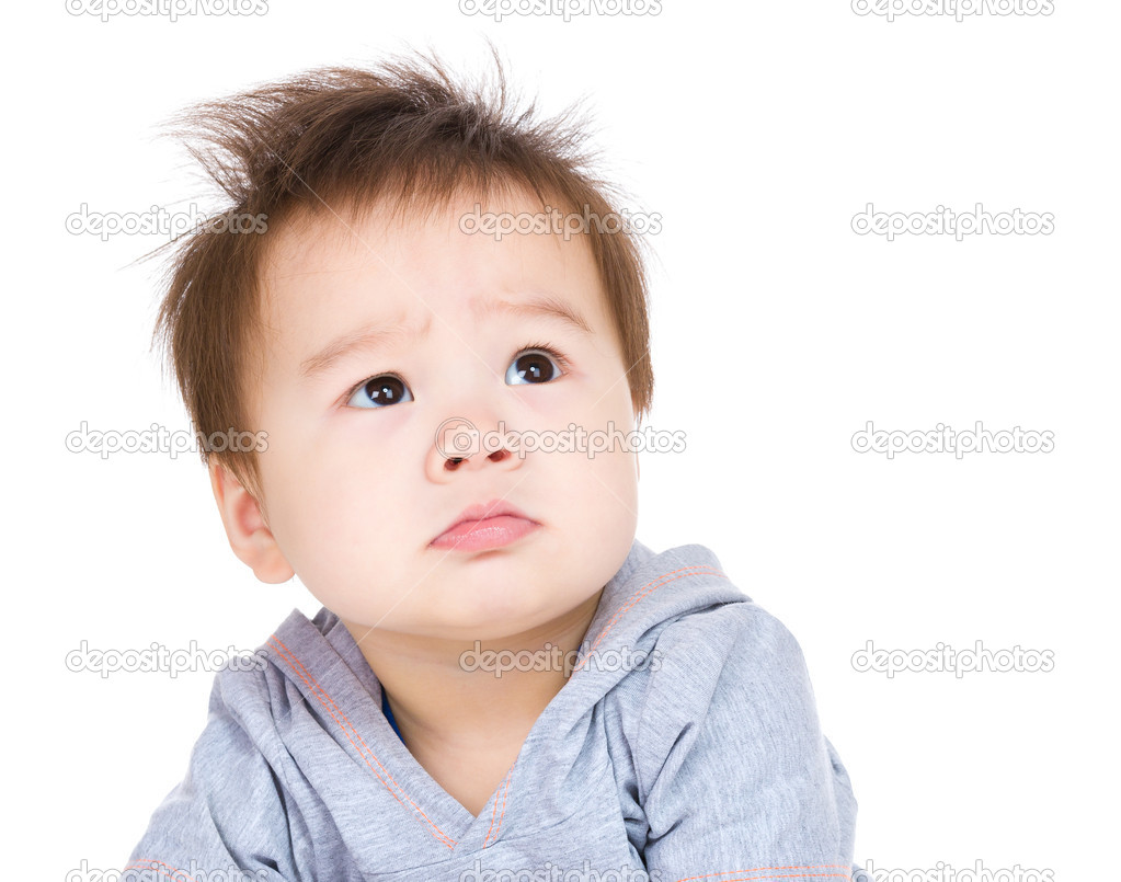 Images: confused baby picture | Confused baby — Stock Photo ...