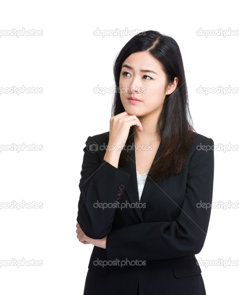 Business Woman Thinking