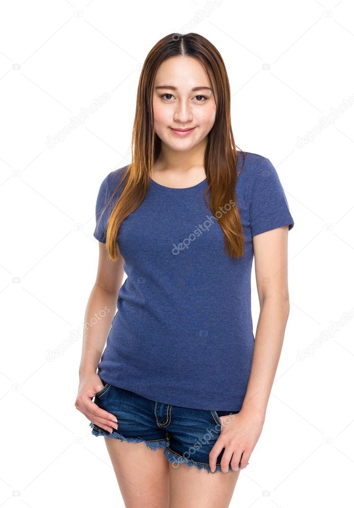 Asian mixed race young woman — Stock Photo © leungchopan #50555873 Asian mixed race young woman — Stock Photo © leungchopan #50555873