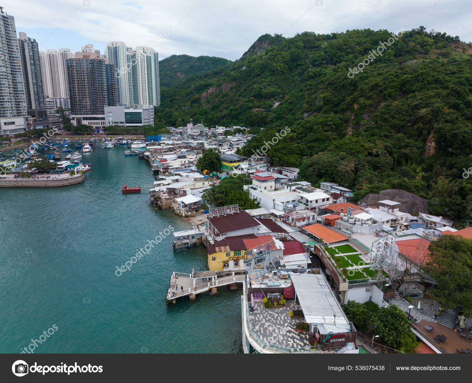 Lei Yue Mun Hong Kong November 2021 Top View Fishing — Stock Editorial ...