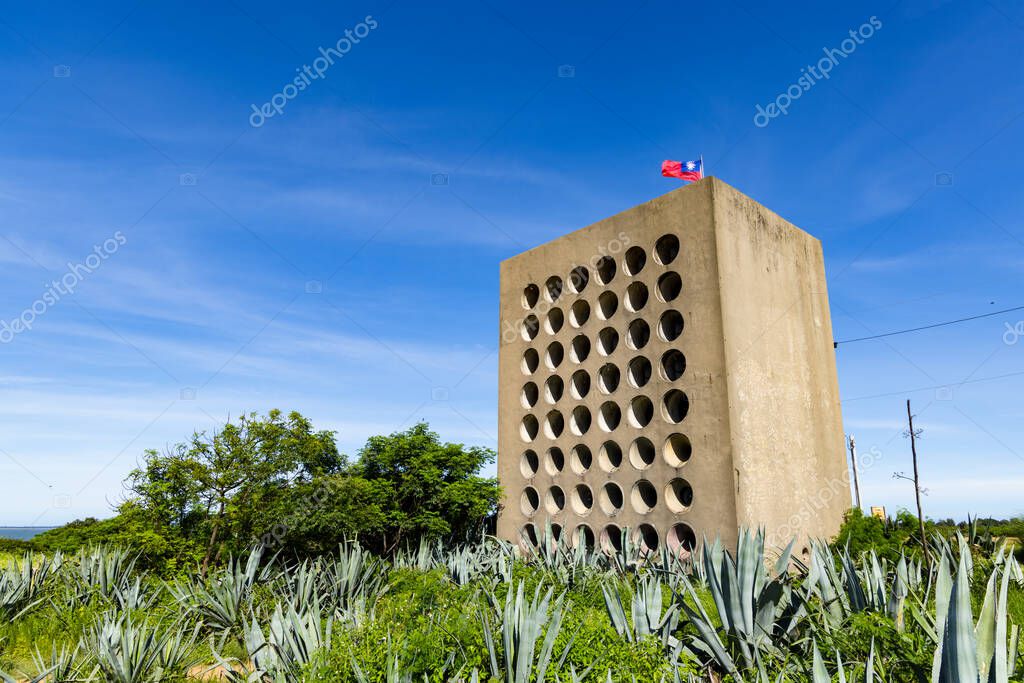 Kinmen, Taiwan - 28 June 2022: Beishan Broadcasting Wall in Kinmen of ...