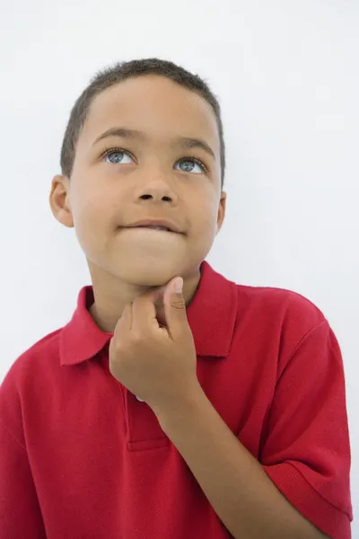 Little boy thinking Stock Photos, Royalty Free Little boy thinking ...