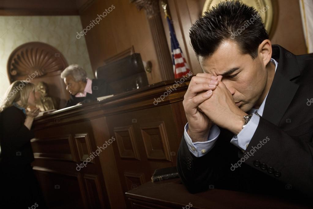 Guilty Man In Court Room Stock Photo by ©londondeposit 21862123
