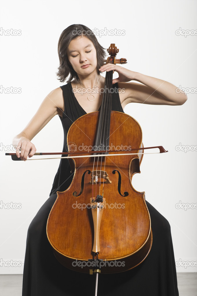 Playing Cello Standing Up