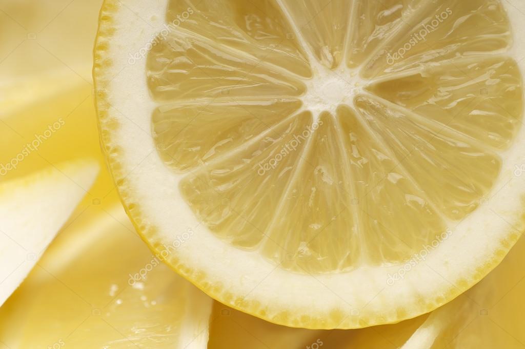Cross Section Of Lemon — Stock Photo © londondeposit #21964927