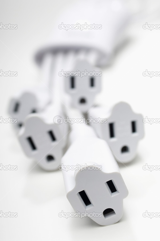 White Power Extension Cords Stock Photo by ©londondeposit 21965135