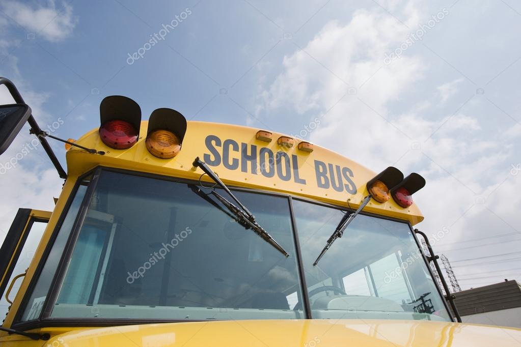 Windshield of school bus Stock Photo by ©londondeposit 21971355