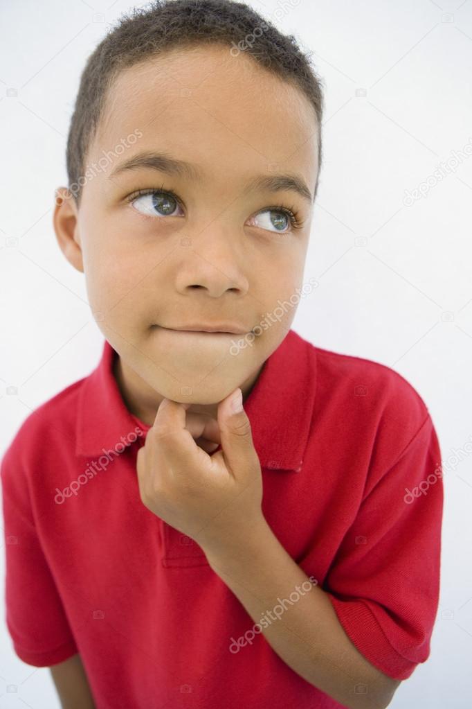 Boy Thinking Stock Photo by ©londondeposit 21971825