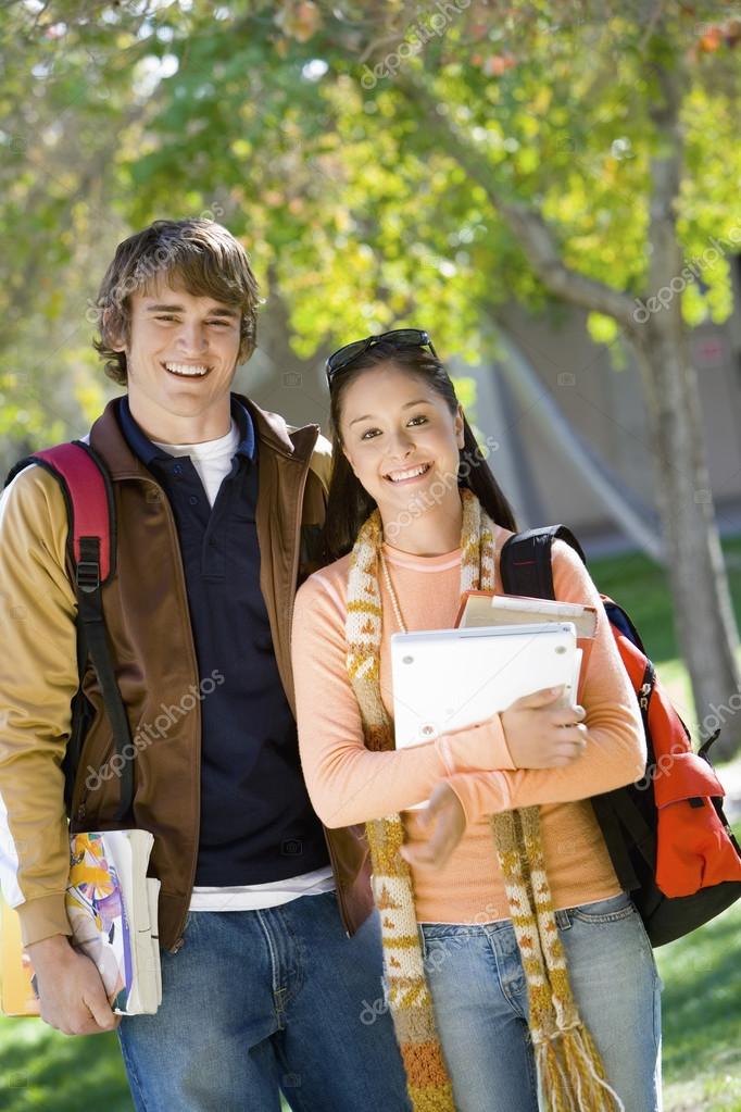 College students on campus — Stock Photo © londondeposit #33796767