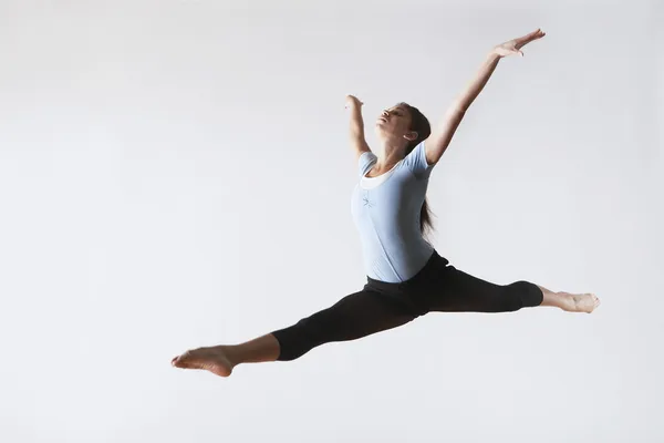 Ballerina Leaping in Mid-air - Stock Image - Everypixel