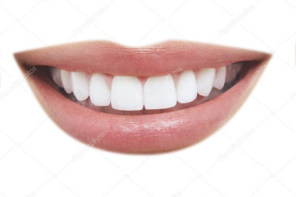 Beautiful smile with healthy teeth Stock Photo by ©londondeposit 33839681