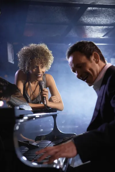 Jazz Singer and Pianist - Stock Image - Everypixel